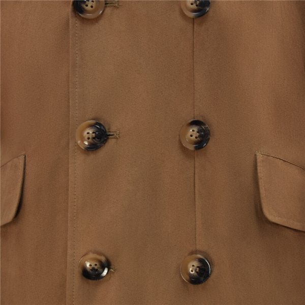 10th Doctor Overcoat - David Tennant Suede Trench Coat For Doctor Who Fans